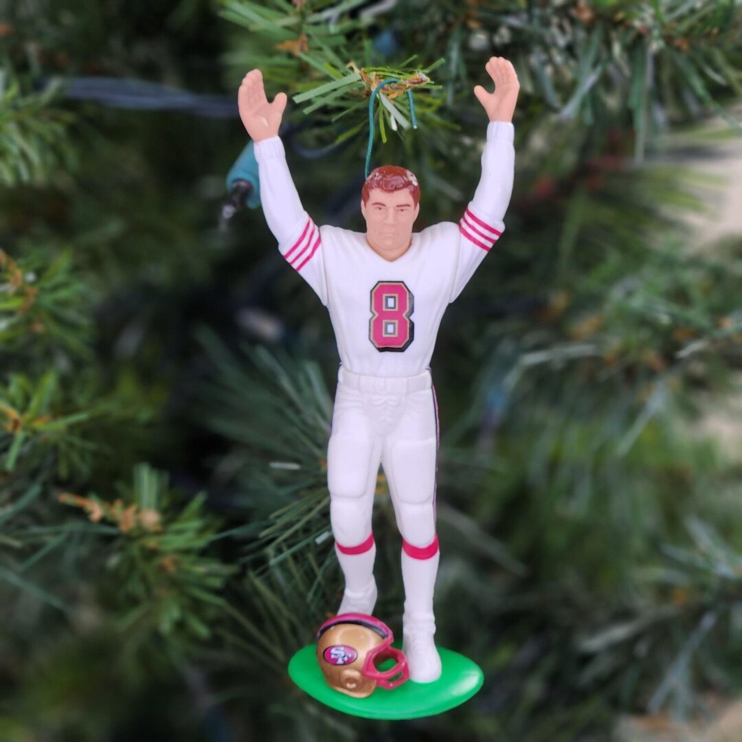 Steve Young San Francisco 49ers Football NFL Xmas Ornament Holiday Vtg ...
