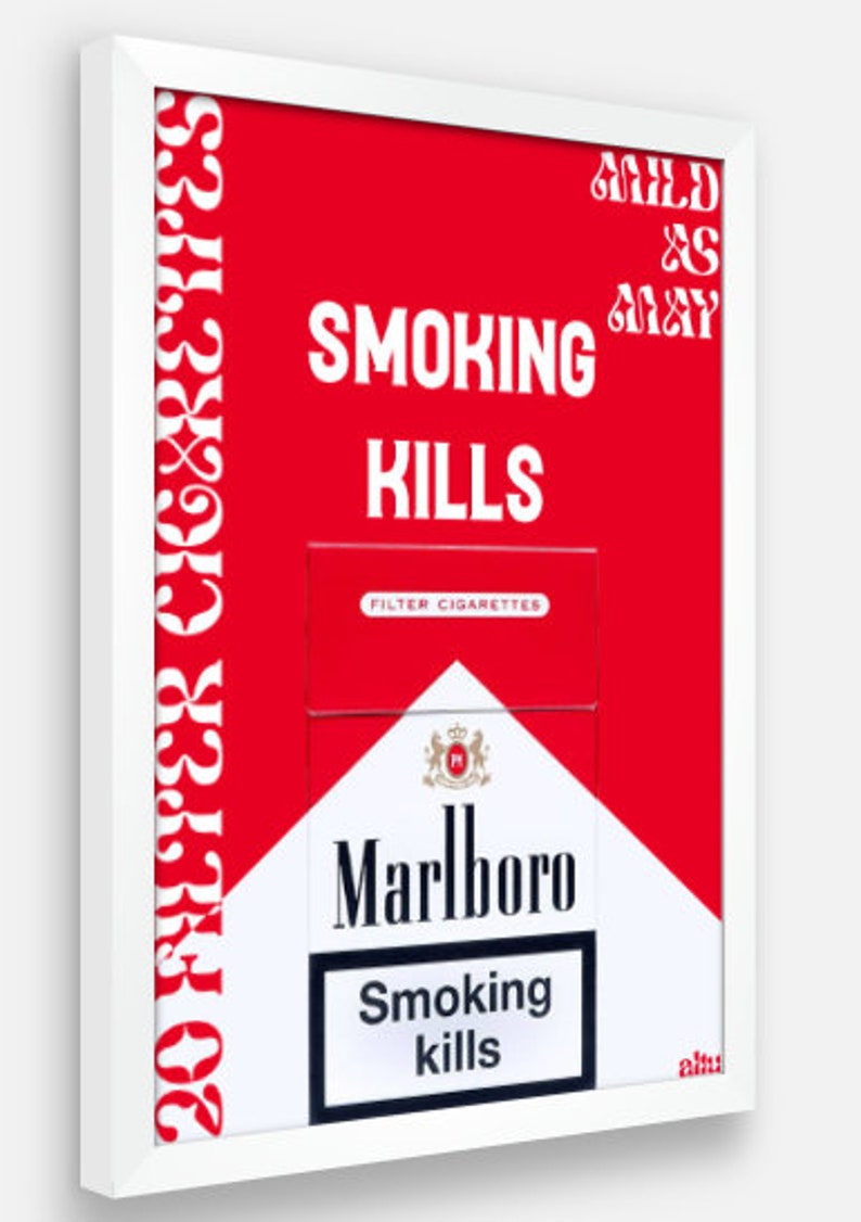 Marlboro Digital Poster - Etsy