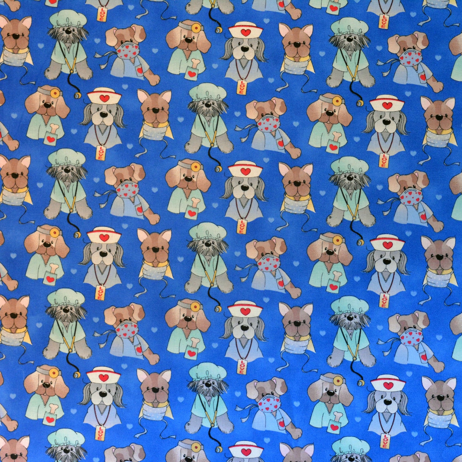 Dog Surgeon Scrub Cap, Puppy Euro Style Scrub Cap, Surgical Hat, Women ...