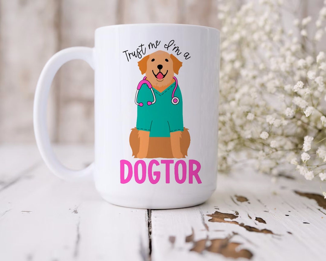 Dogtor Doctor Mug, Veterinarian Gift, Vet School Graduation Gift ...