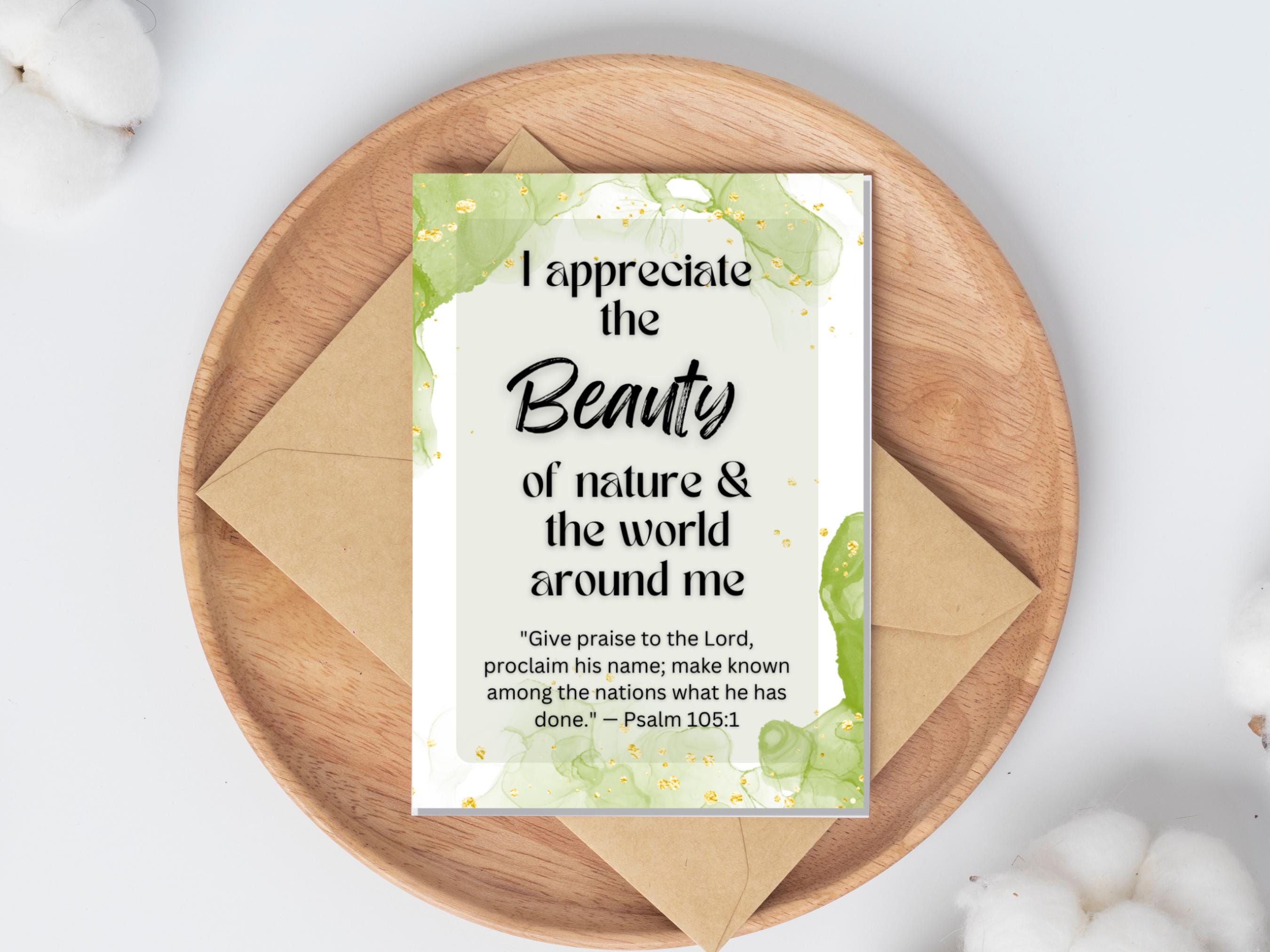 Scripture-based Gratitude Cards: 60 Printable Affirmations With Bible ...
