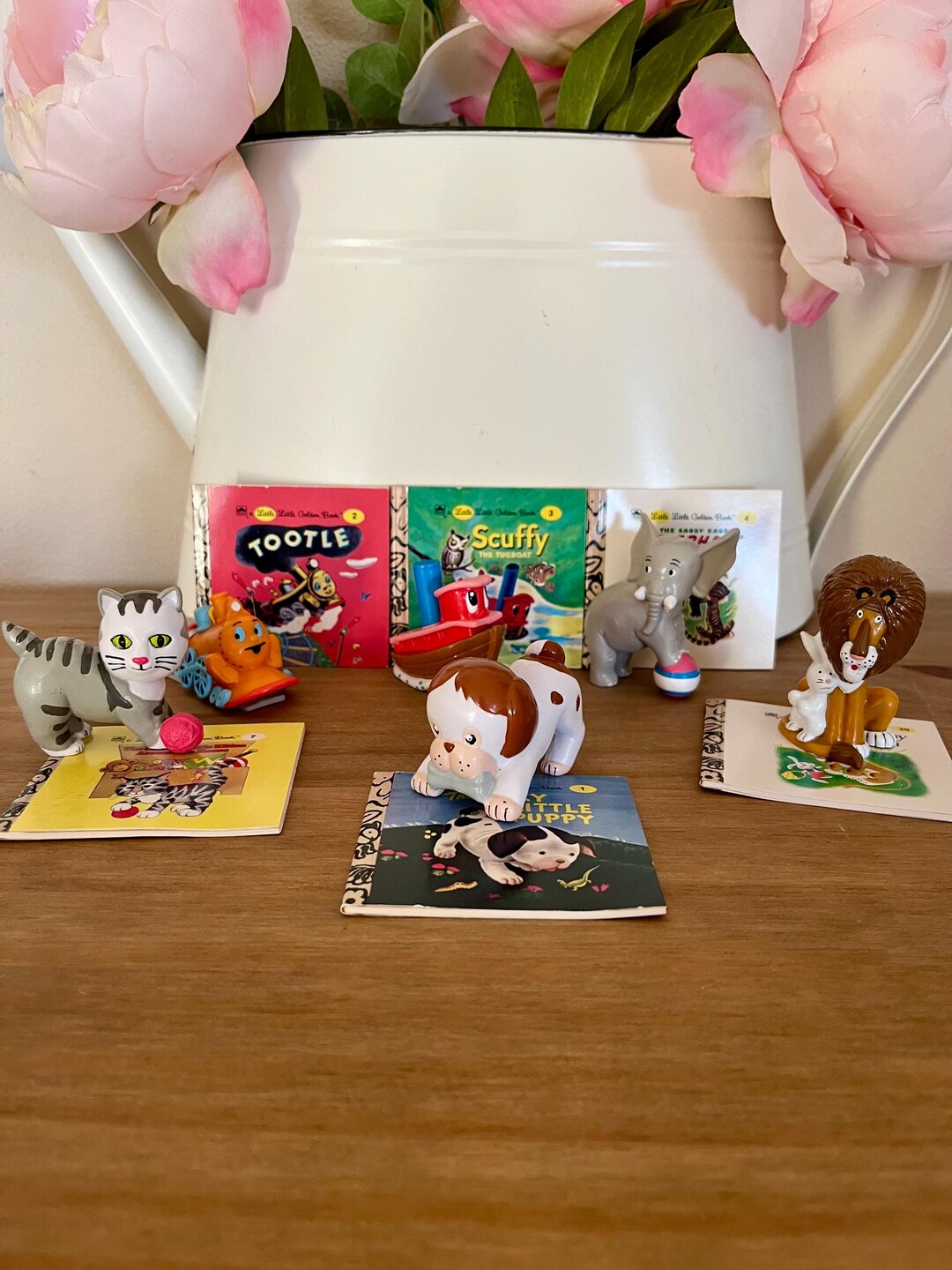 Miniature Little Little Golden Book & Toy Set - Applause Vinyl Bag - Etsy
