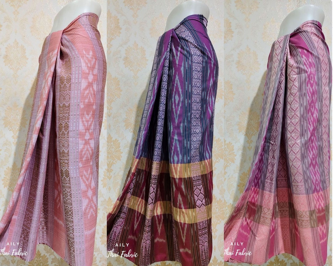 Thai Fabric Traditional Design Hand-woven Cotton 100% - Etsy
