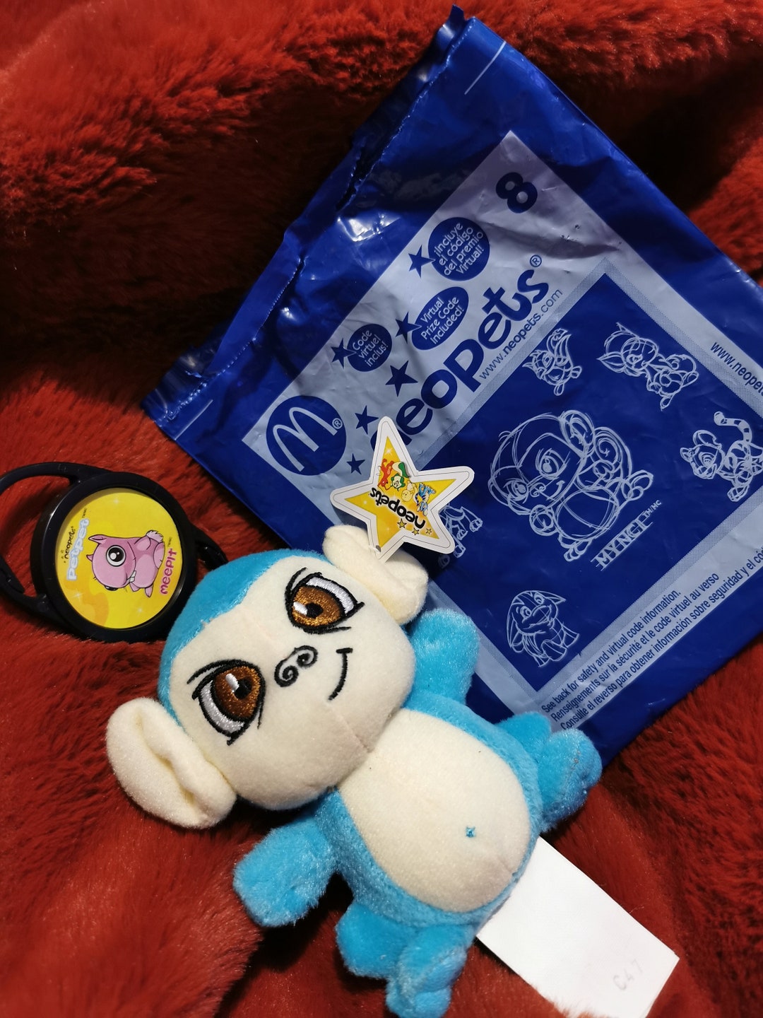 2005 Neopets Mcdonalds Happy Meal Toy Mynci - Etsy