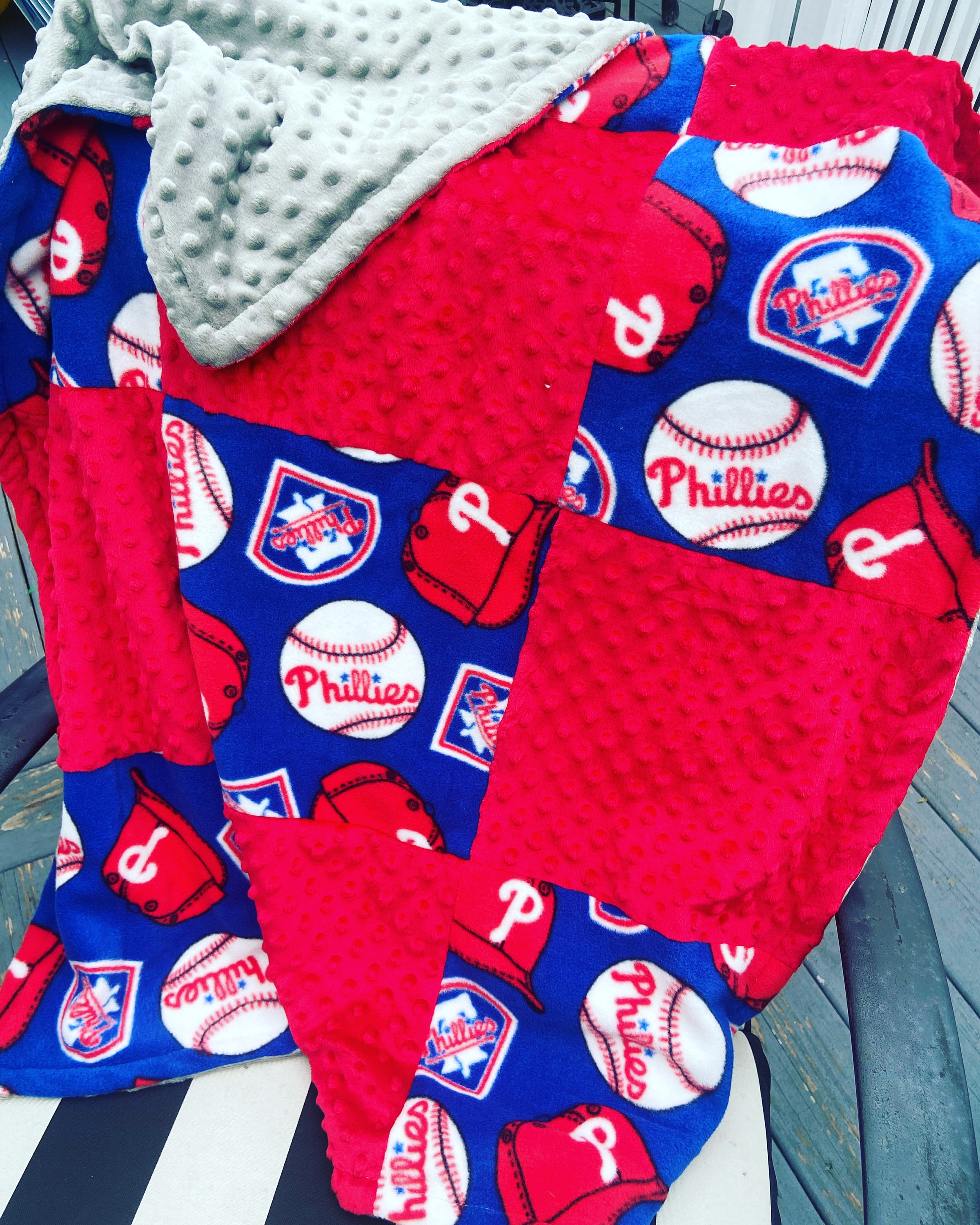 Philadelphia Phillies Baby Blanket-handmade - Etsy