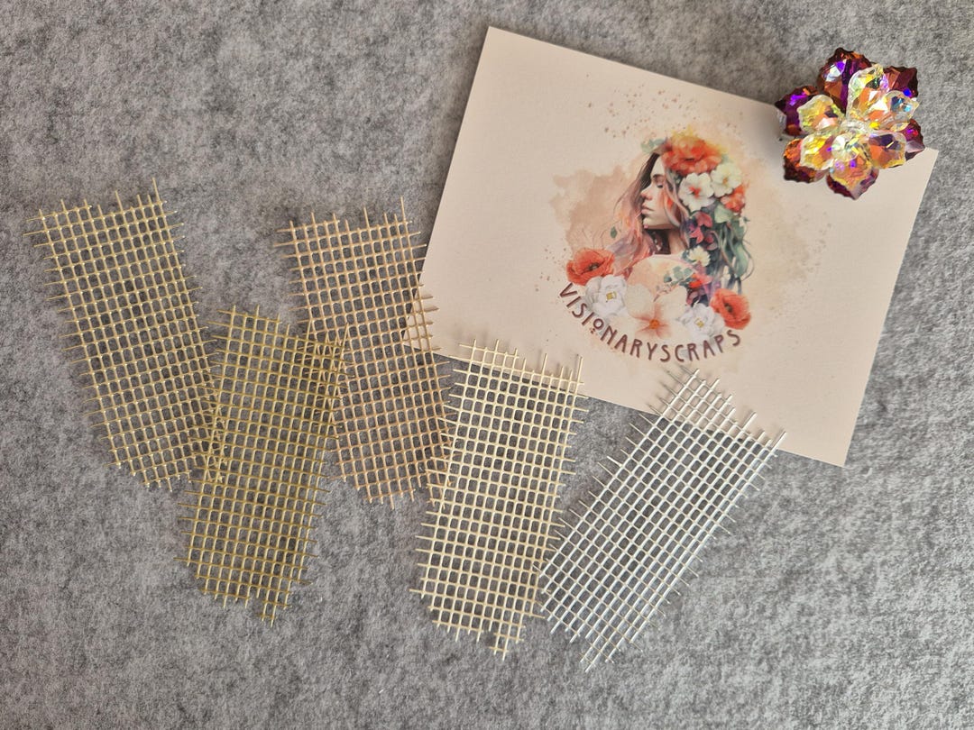 Die-cuts Set "grid Background" | 5 Stanzteile Aus Hochwertigem Präge ...