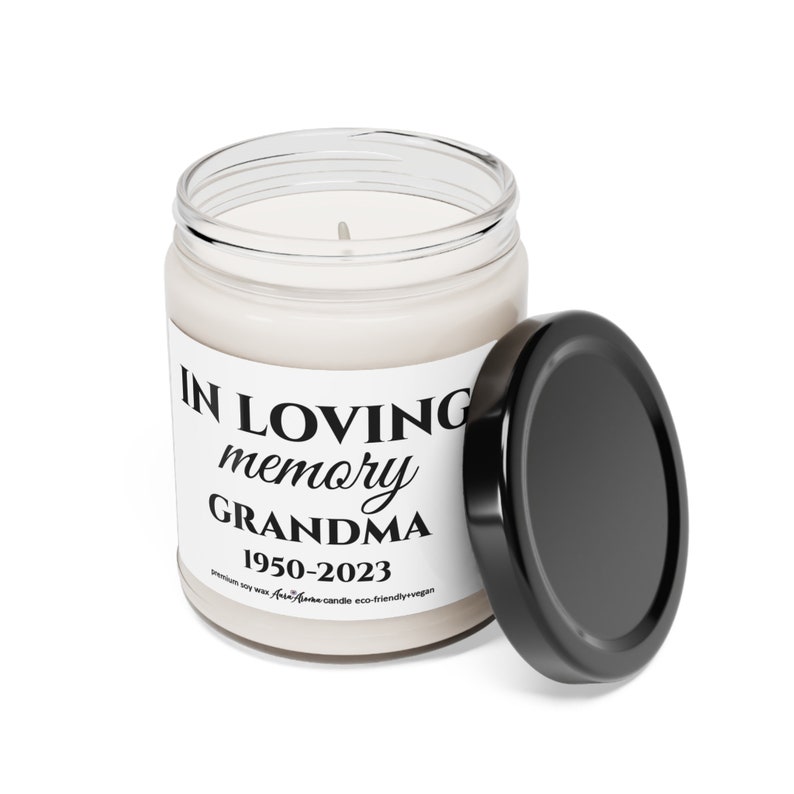 Personalized Condolence Candle in Loving Memory Candle Gift Scented ...