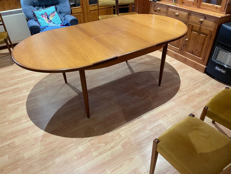 G Plan Table With X8 Chairs - Etsy