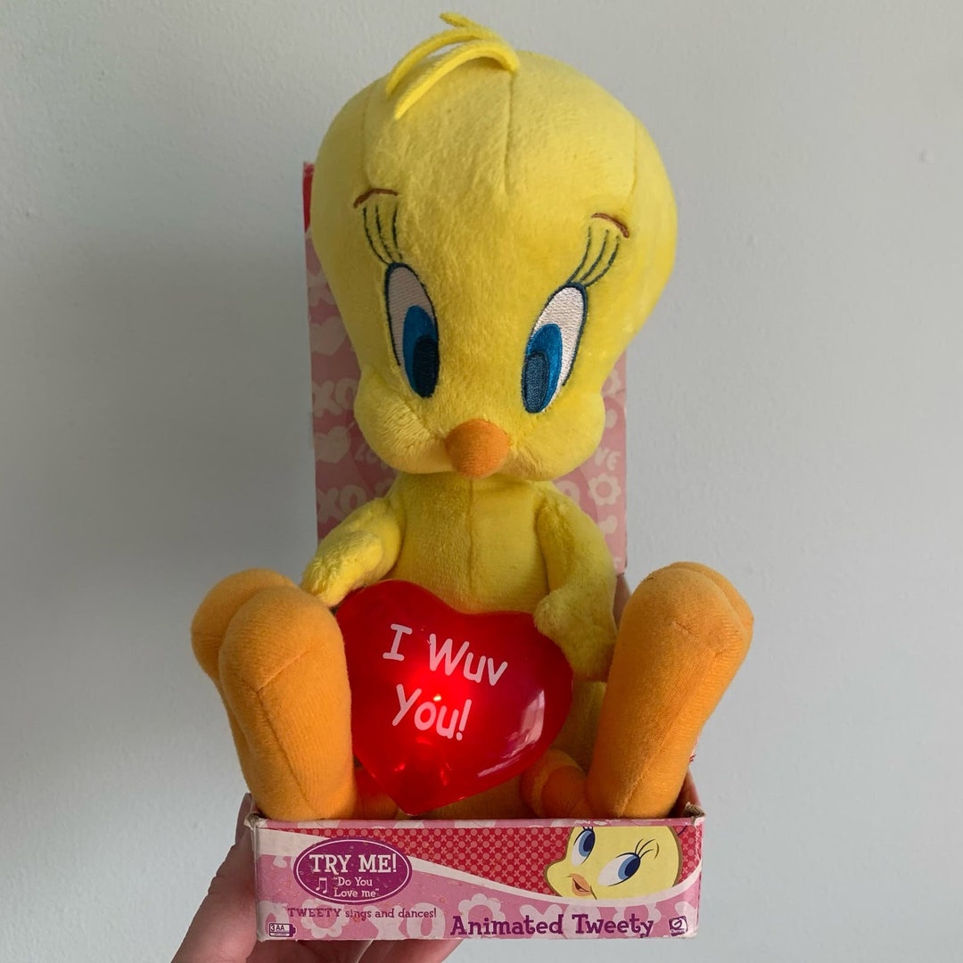 Animated Tweety Bird I Wuv You Valentines Day Singing Dancing Plush - Etsy