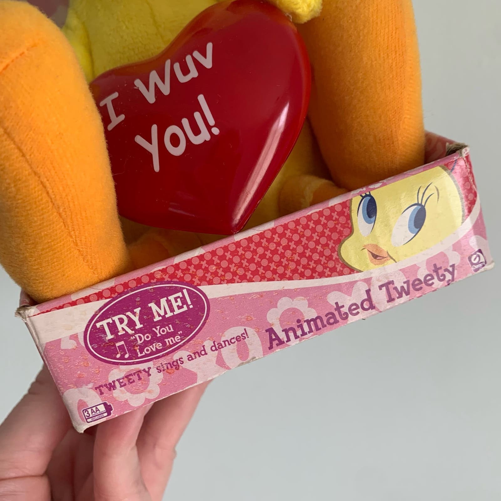 Animated Tweety Bird I Wuv You Valentines Day Singing Dancing Plush - Etsy