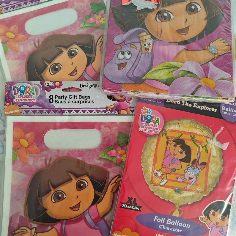 Dora the Explorer Birthday Party Supplies Pack Napkins Balloon - Etsy