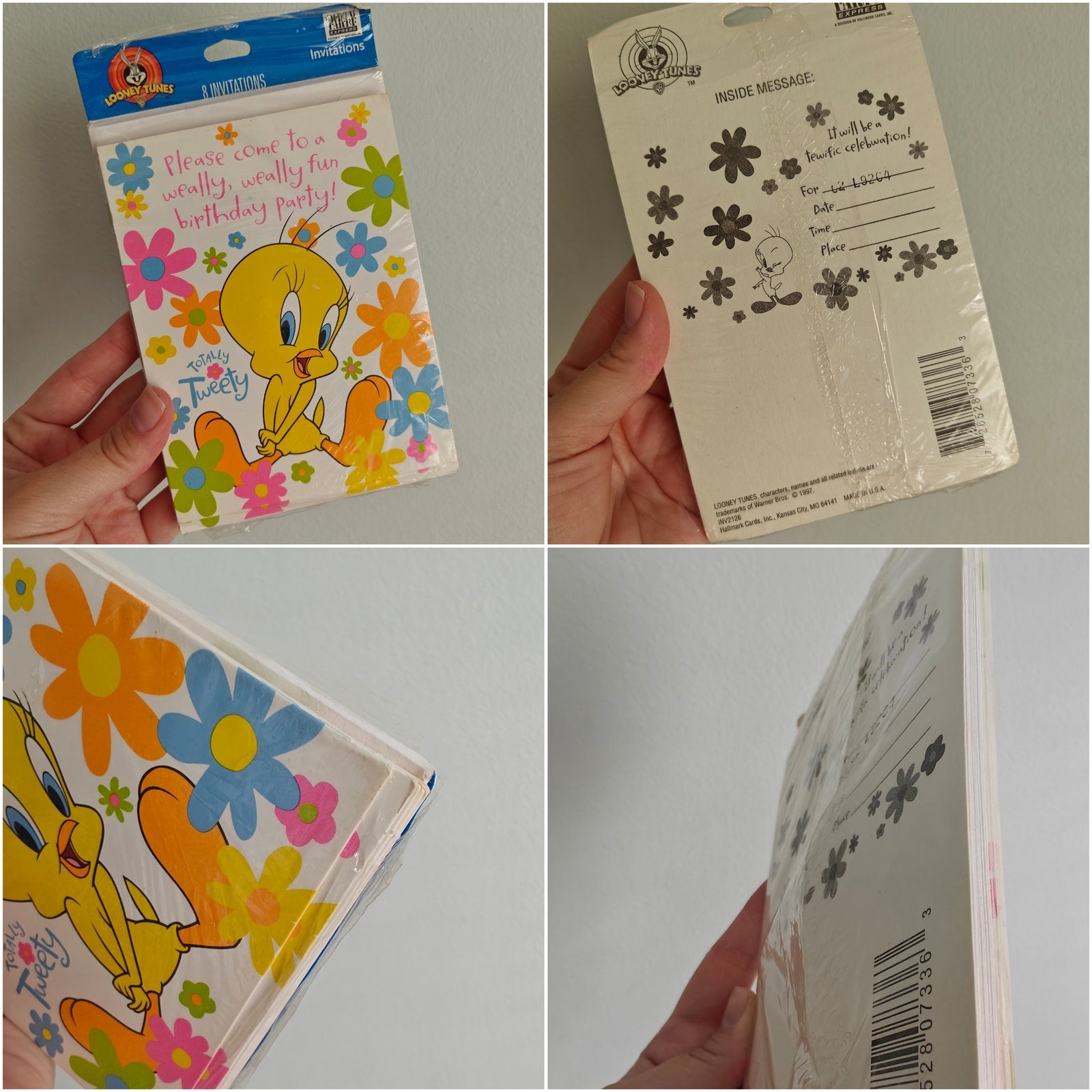 90s 2000s Party Invitations Rugrats Tommy Pooh Tweety Disney - Etsy