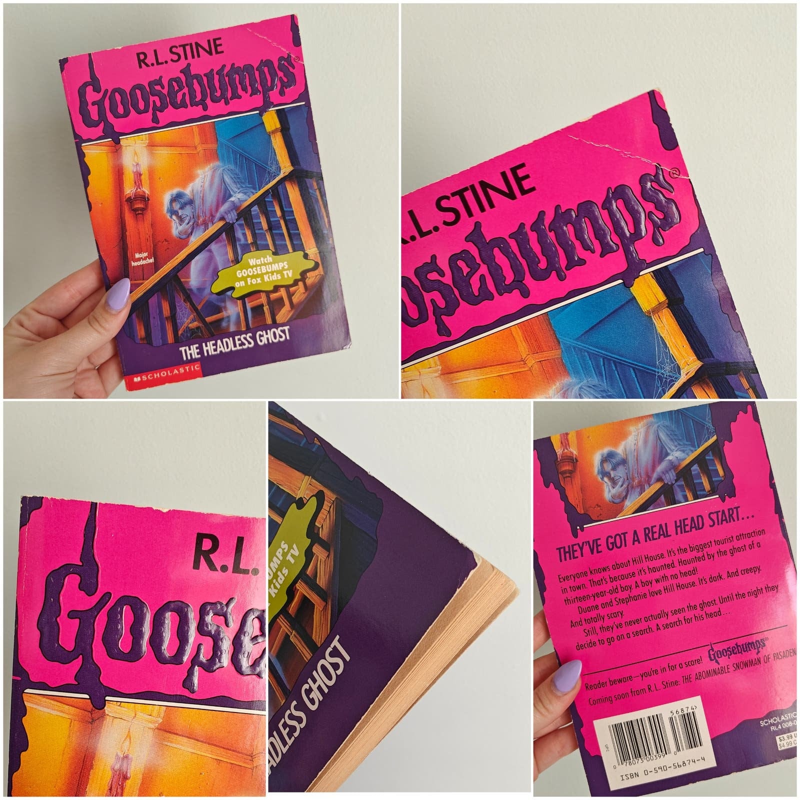 GOOSEBUMPS RL Stine Books NIGHTMARE Room 90s 2000s Children's Horror ...