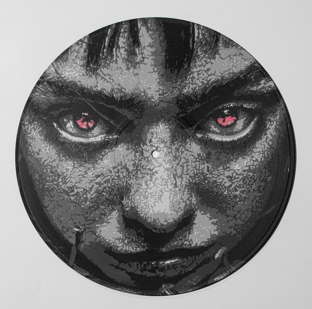 Stencil on Vinyl Record - Etsy