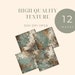 Distressed Grunge Sage Green Digital Papers, Rustic Cream Sepia Texture ...