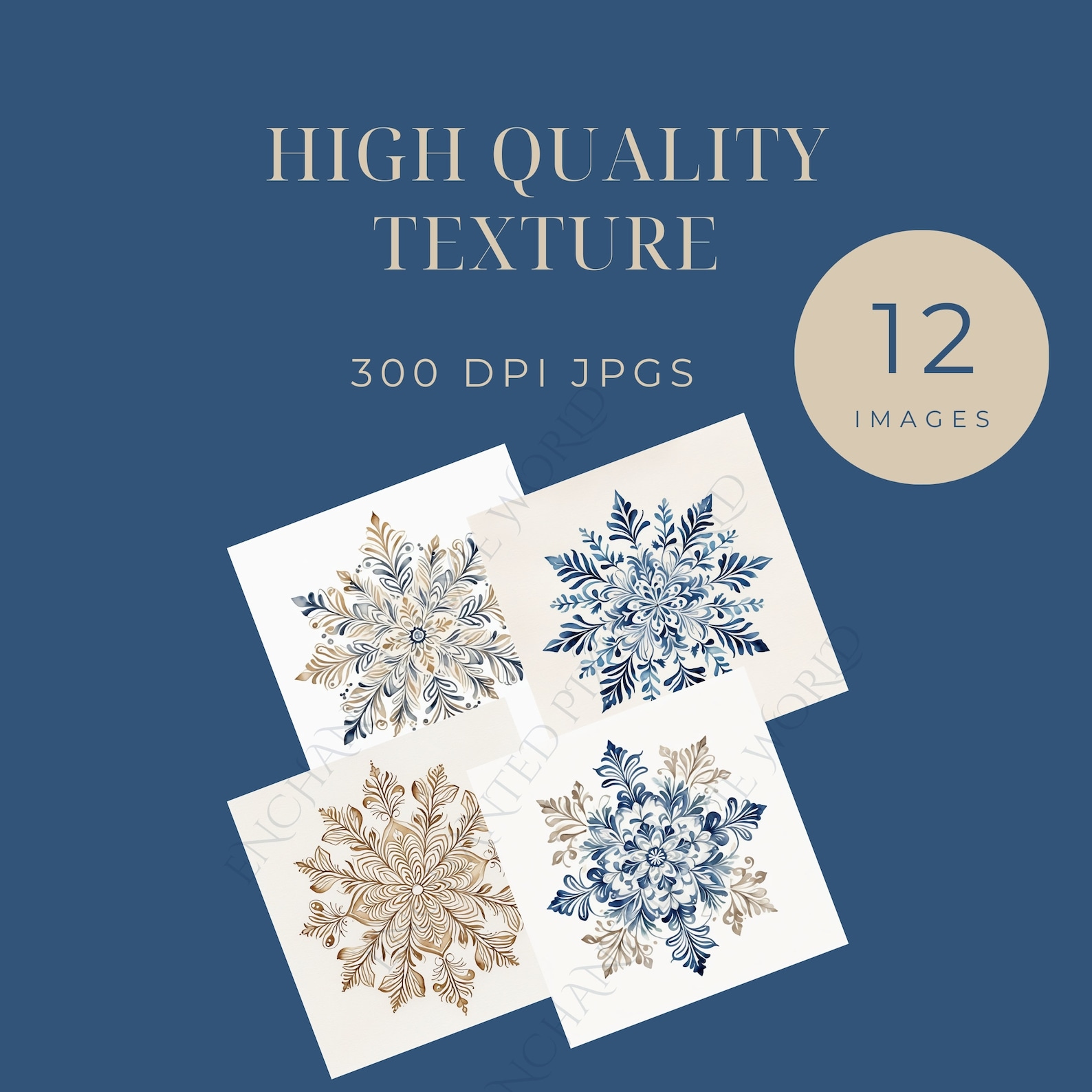 Scandinavian Style Traditional Snowflake Digital Paper Page Boho ...