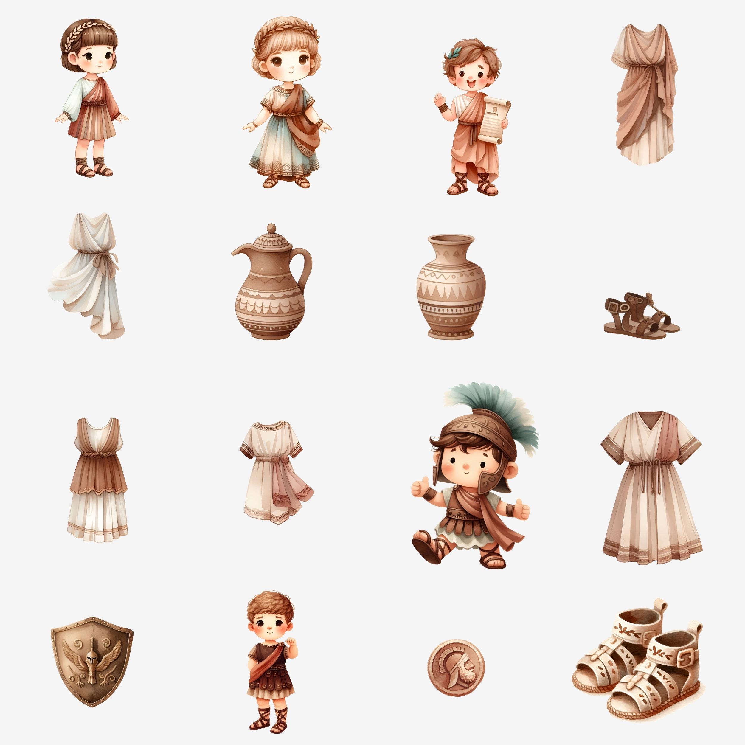 Ancient Rome Clipart – 59 Roman Character Pngs, Gladiators, Centurions ...