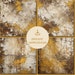 Mustard Yellow Square Digital Paper, Distressed Grunge Rustic Cream ...