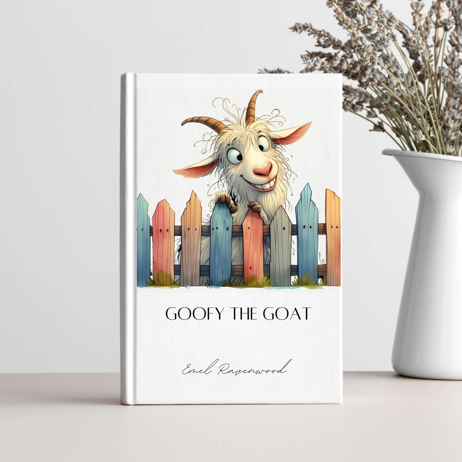 Goofy Farm Animals Behind Wooden Fence Clipart Pack, Colorful Funny ...