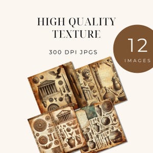 Ancient Roman Artifact Junk Journal Digital Papers | Archaeology Finds ...