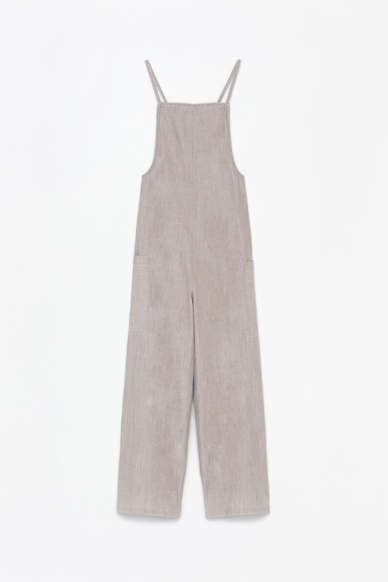 Women's Jumpsuit Sewing Pattern, Loose Fit Jumpsuit Pattern, Linen ...