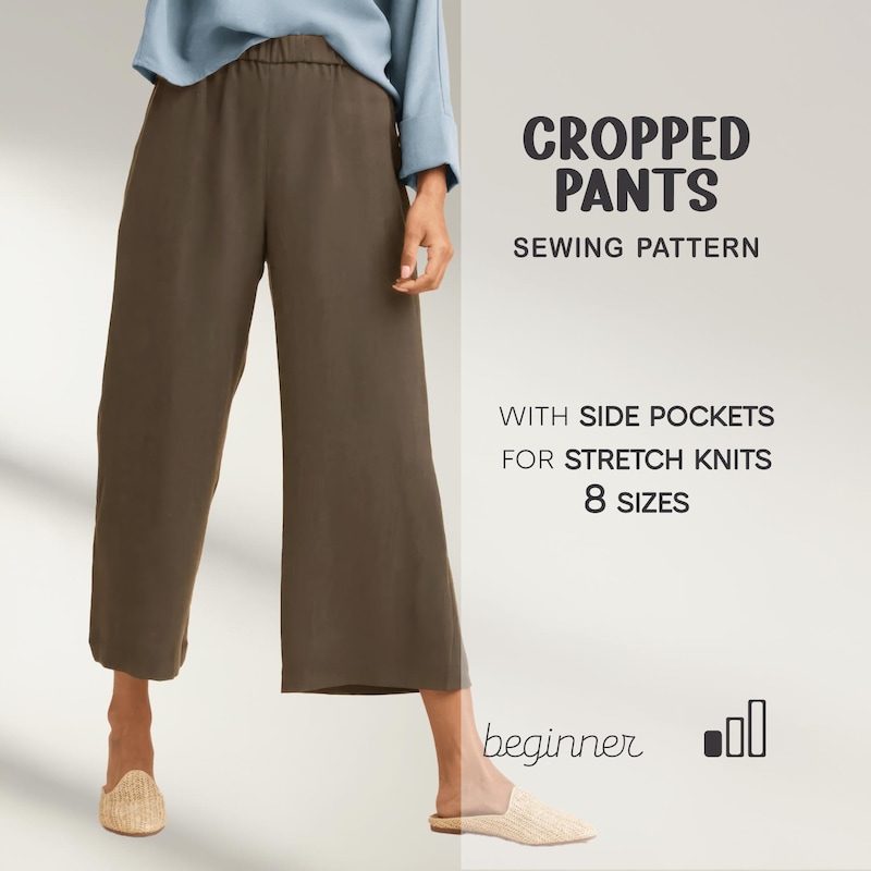 Capri Pants Pattern - Etsy