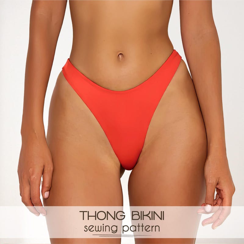 Thong Bikini Pattern - Etsy