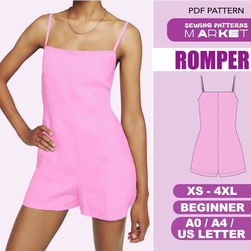 Romper Pattern - Etsy
