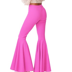 Flared Pants Sewing Pattern Beginner Level, Bell Bottom Extreme Flare ...