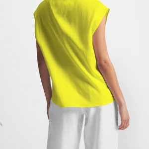 Linen Top Sewing Pattern, Sleeveless Shirt Pattern Beginner, Women ...