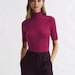 Mock Neck Top Pattern for Women, Turtleneck Top Sewing Pattern, Jersey ...