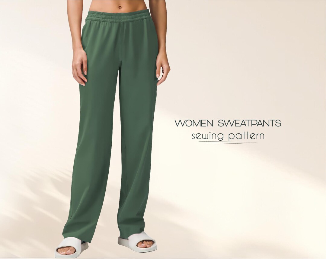 Sweatpants for Women Sewing Pattern BEGINNER Pants PDF Pattern, Pajama ...