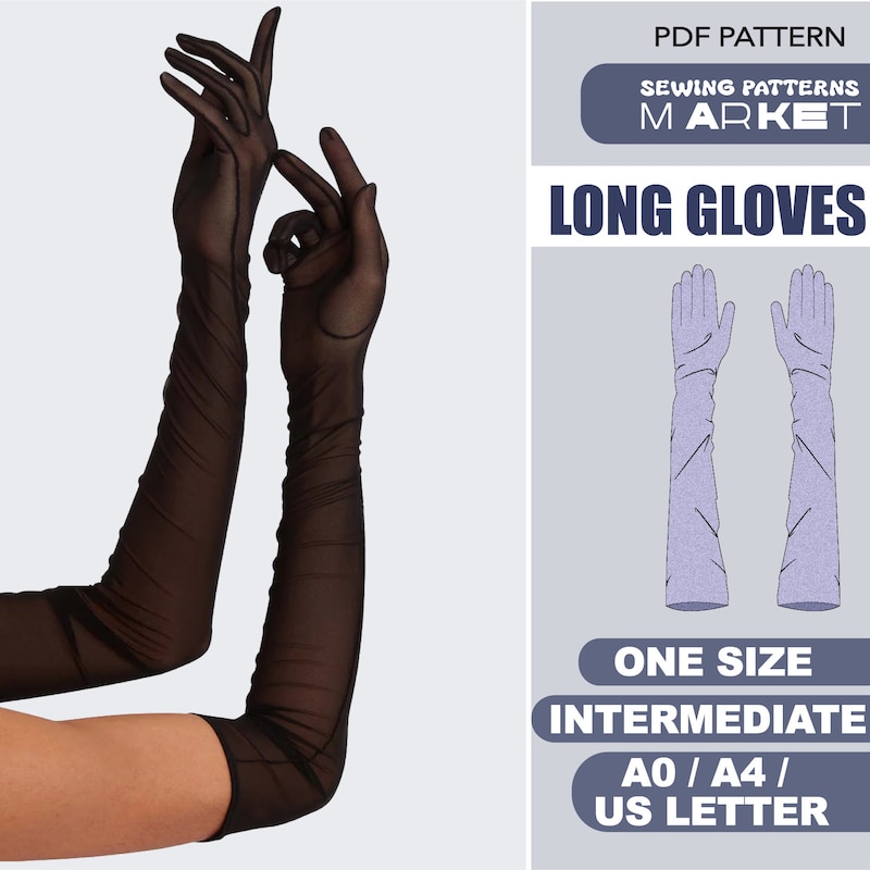 Women Dance Gloves Long - Etsy