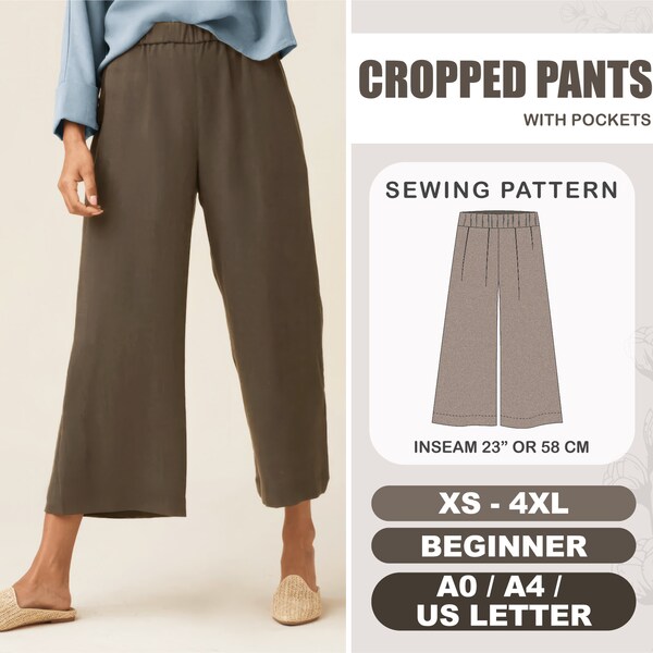 Capri Pants Patterns - Etsy