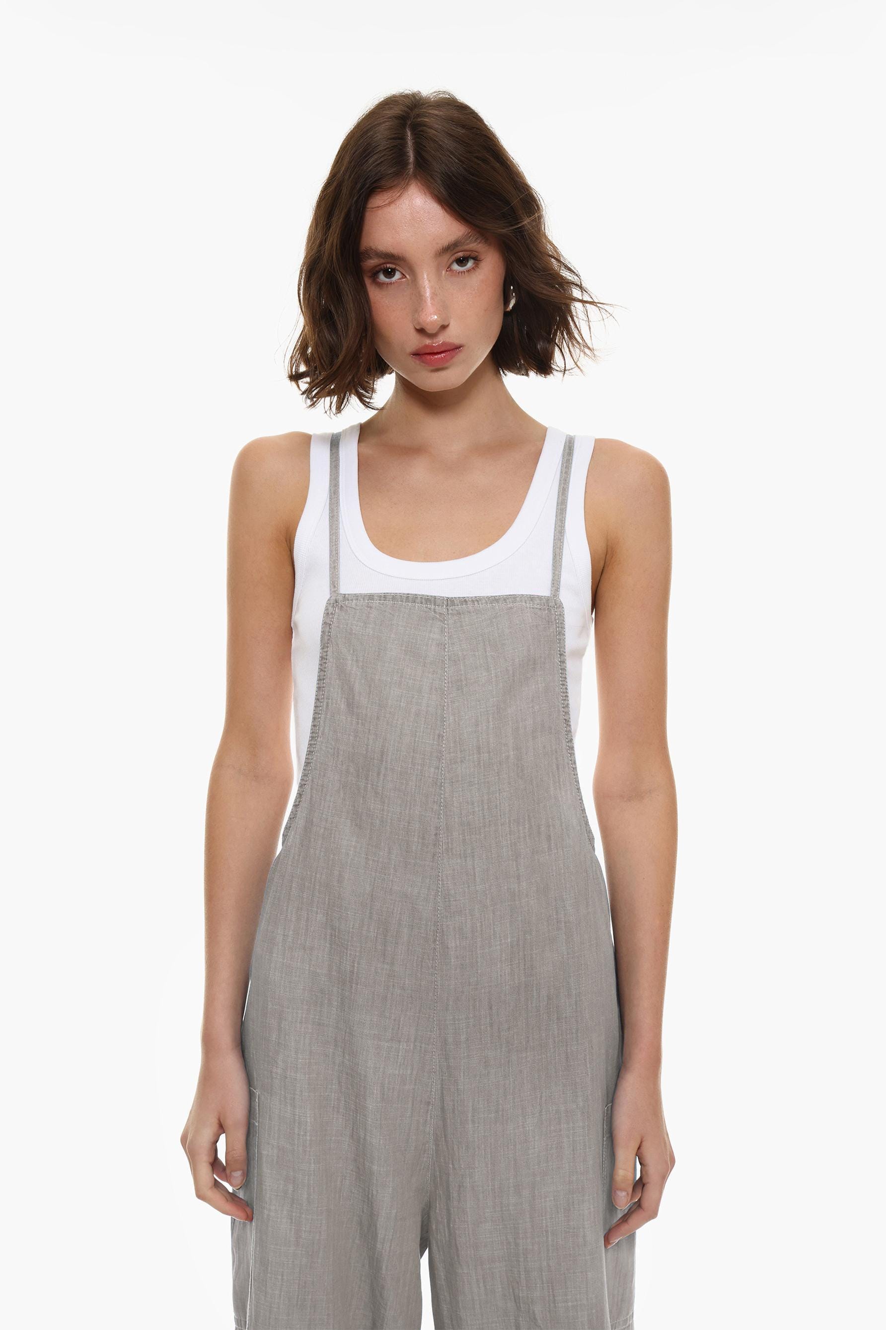 Women's Jumpsuit Sewing Pattern, Loose Fit Jumpsuit Pattern, Linen ...