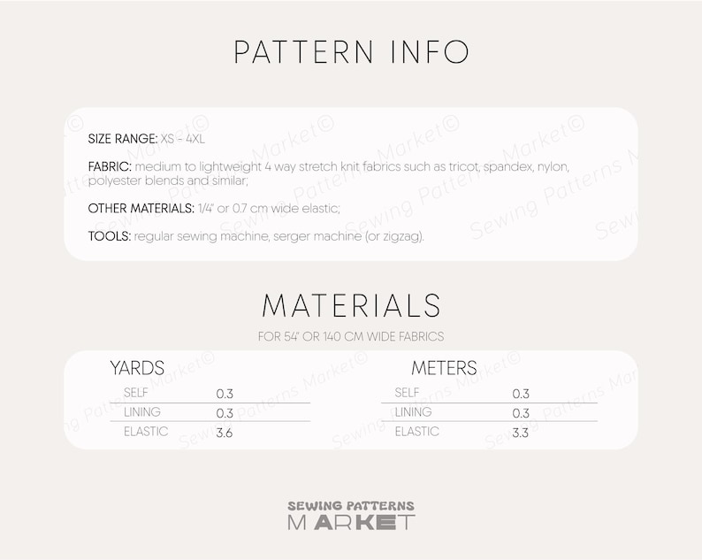 Bikini Top Sewing Pattern Womens Swimsuit Digital Patterns, Plus Size ...