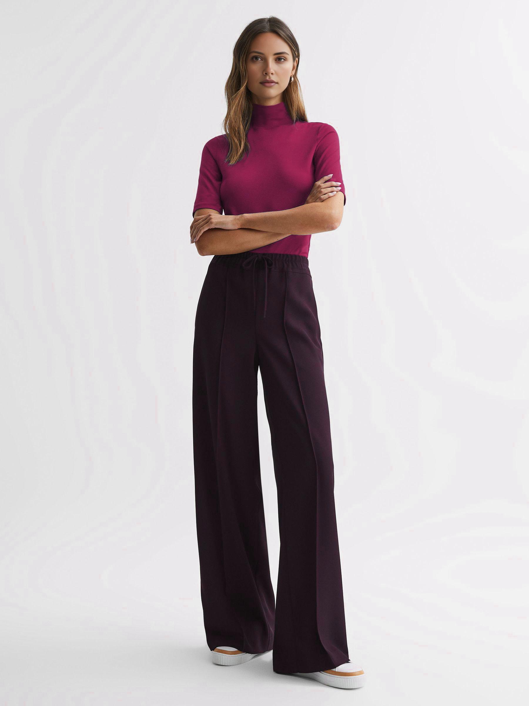Mock Neck Top Pattern for Women, Turtleneck Top Sewing Pattern, Jersey ...