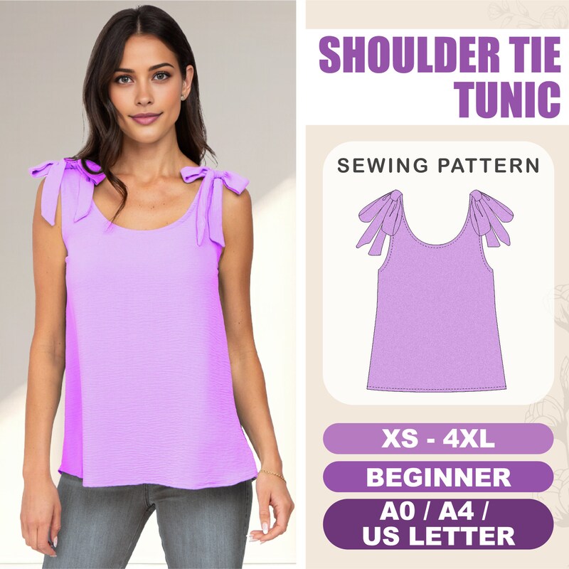 Tunic Top Pattern - Etsy