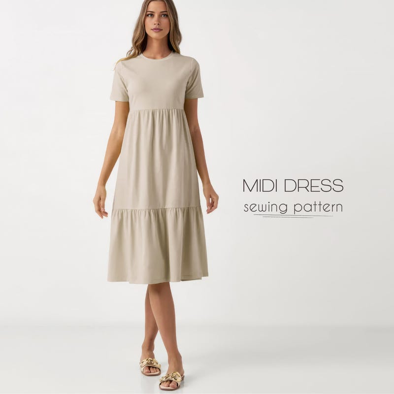 Modest Dress Pattern - Etsy