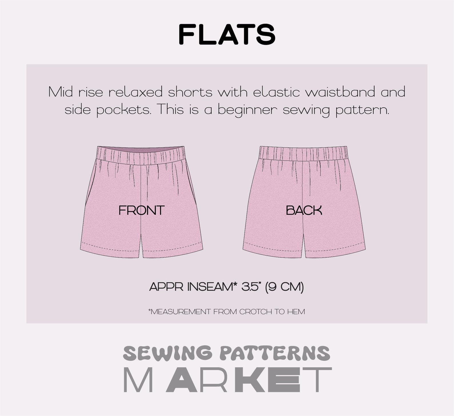 Shorts Beginner Sewing Pattern, XS - 4XL, Satin Pajama Shorts Pattern ...