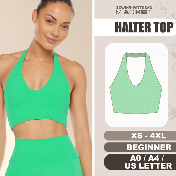 Halter Top Pattern - Etsy