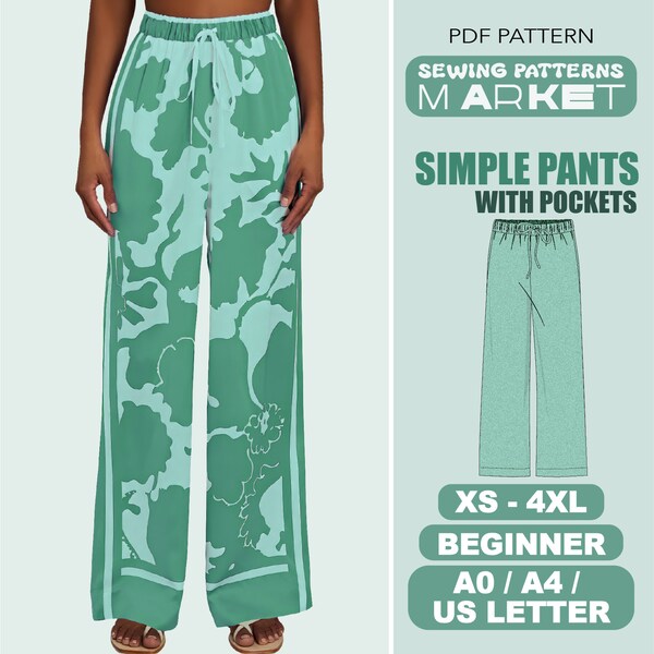 Pants Pattern - Etsy
