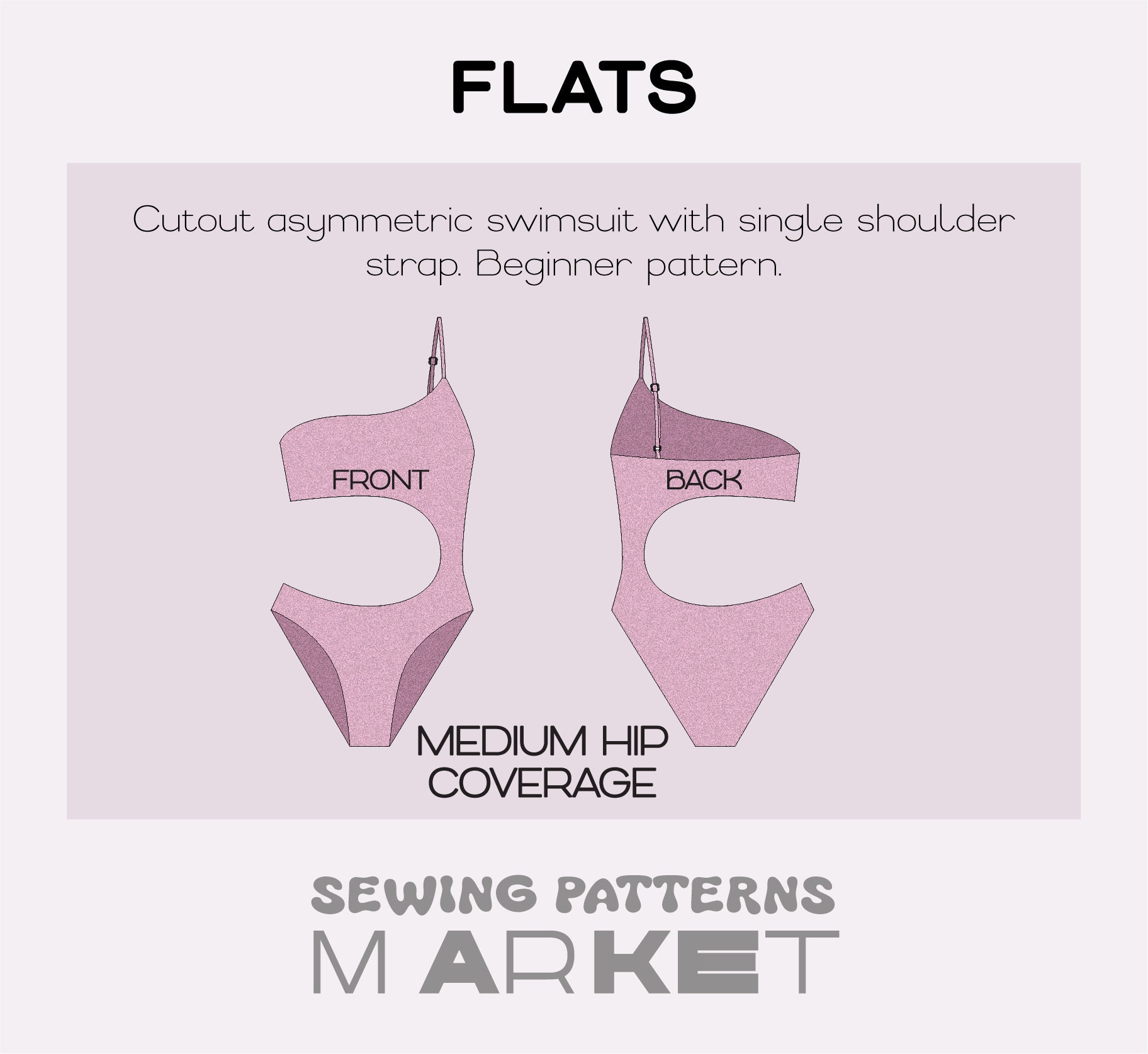 Bikini Pattern, Swimsuit Sewing Pattern, XS - 4XL, Plus Size Bikini ...
