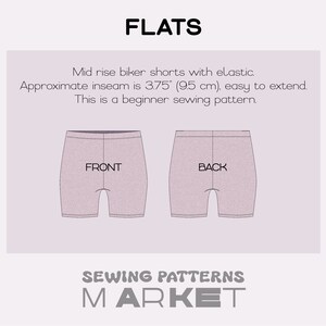 Shorts Sewing Pattern, Beginner Patterns, Cycling Shorts, Biker Shorts ...