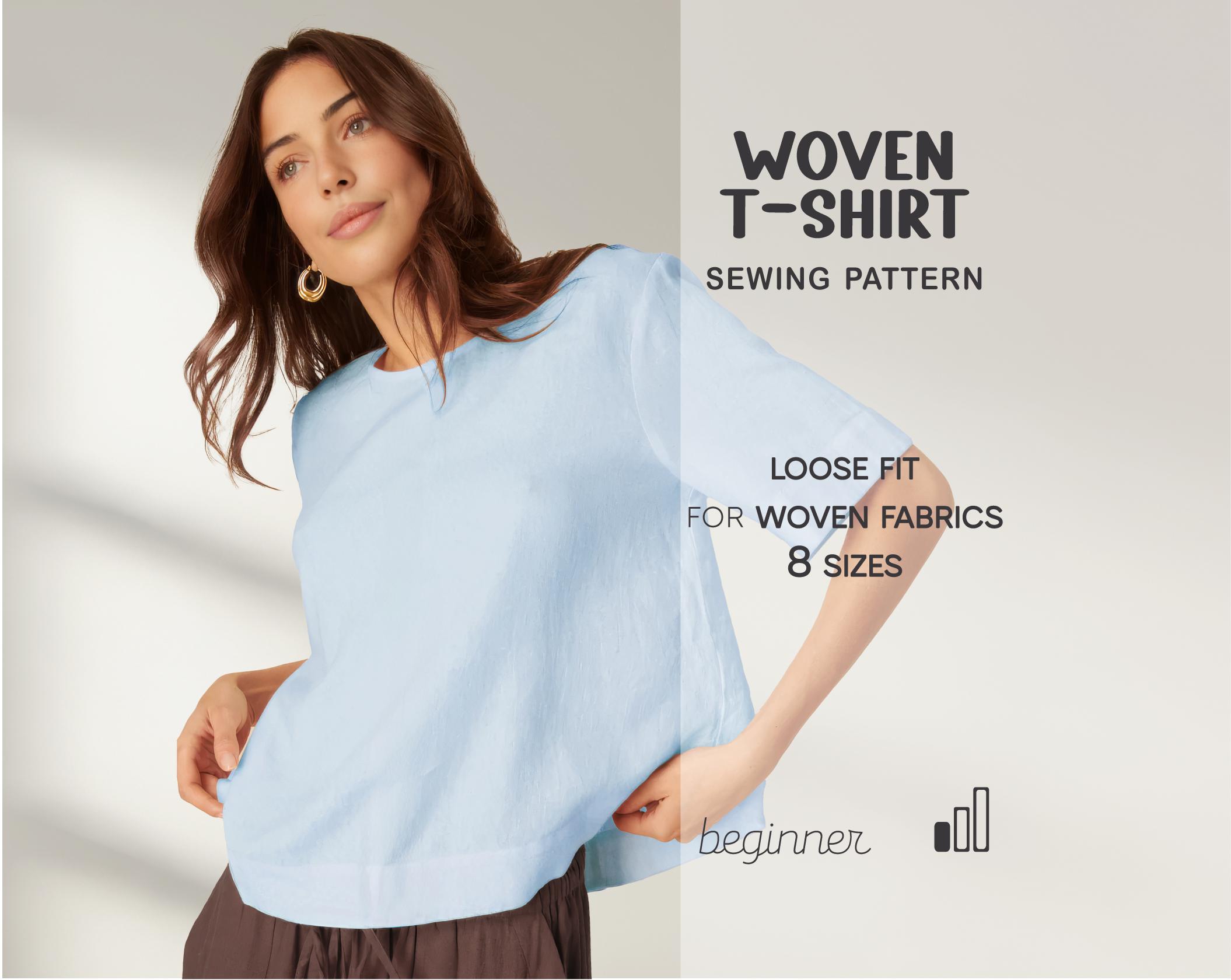 Linen Top Sewing Patterns for Women, Simple Top Pattern for Beginners ...