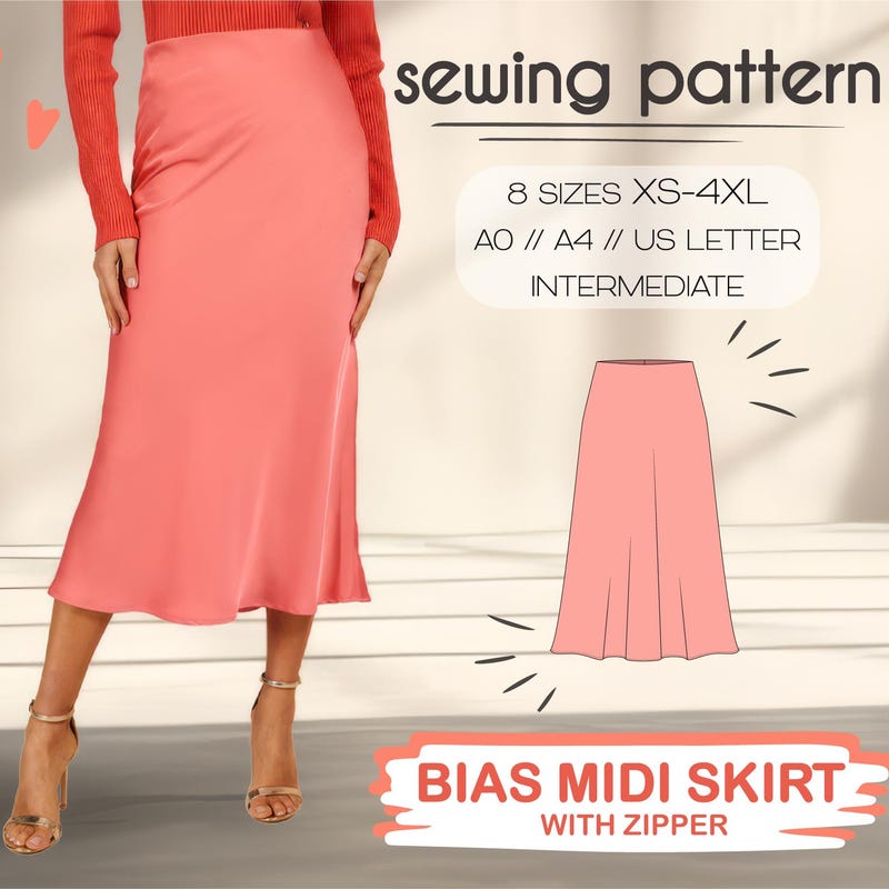 Skirt Pattern - Etsy