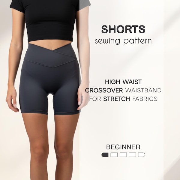 Yoga Shorts Pattern - Etsy