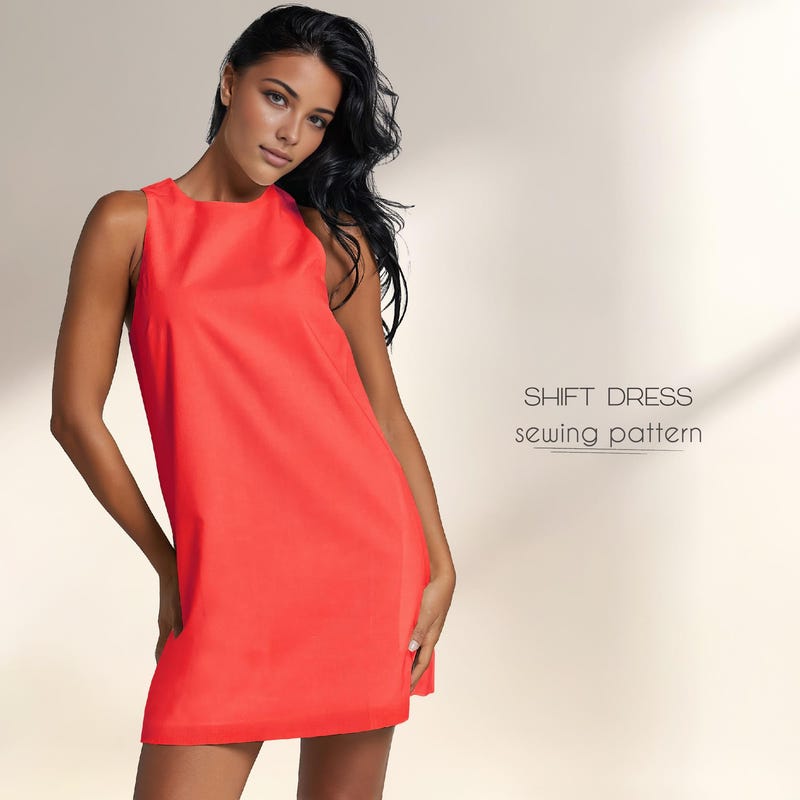 Shift Dress Pattern - Etsy