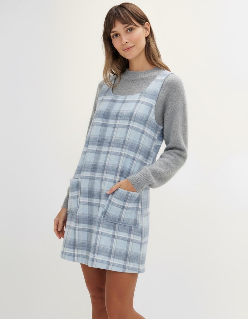 Pinafore Dress Sewing Pattern, Overall Dress Pattern, Jumper Dress ...