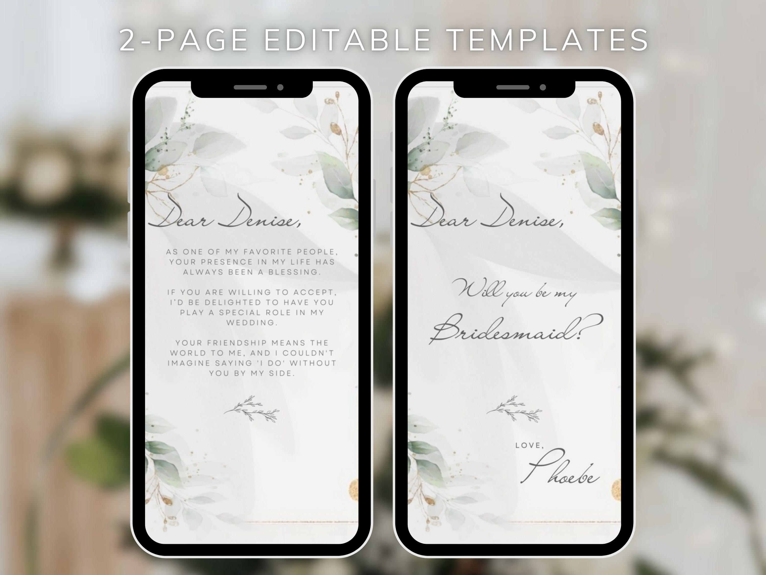 Bridesmaid Proposal Video Will You Be My Bridesmaid Maid of Honor ...